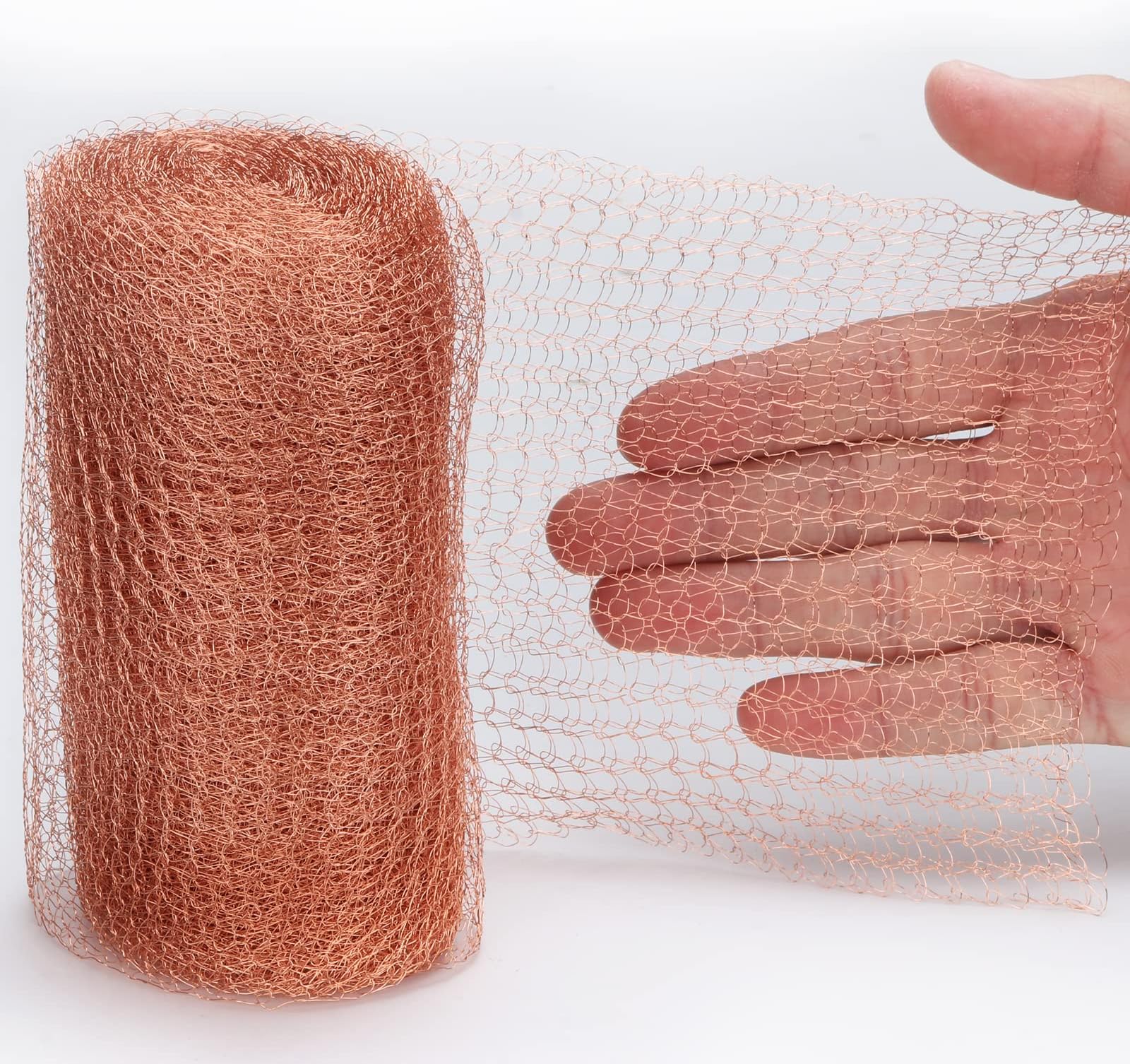 Copper Mesh Slug and Snail Repellent, 5 X 20 Feet 100% Copper Wire ...