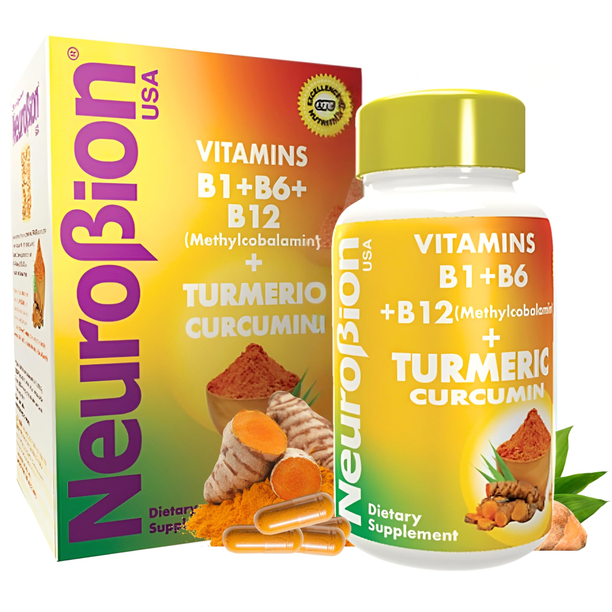 Amazon.com: Neurobion Turmeric Curcumin 650 mg Herbal Supplement for ...
