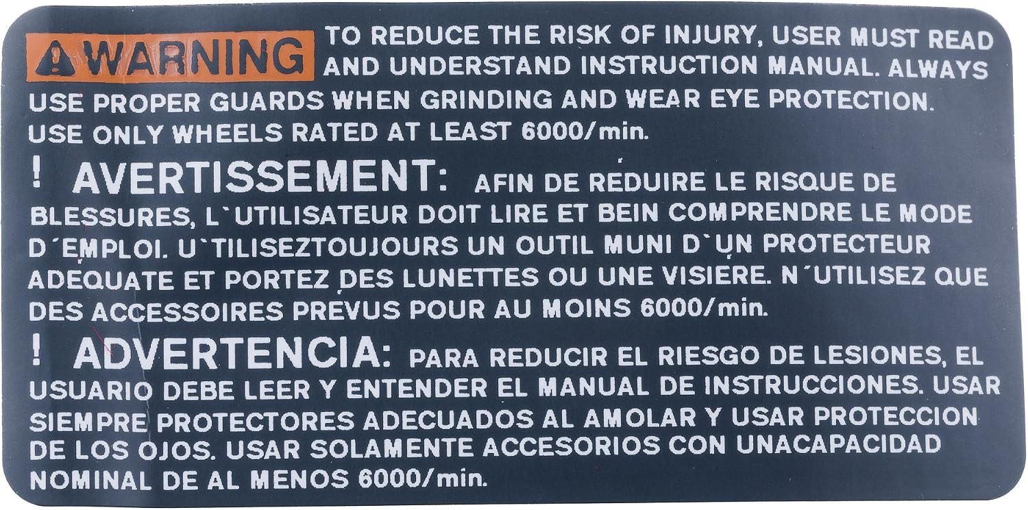 Amazon.com: Bosch Parts 2610994133 Warning Label : Tools & Home Improvement