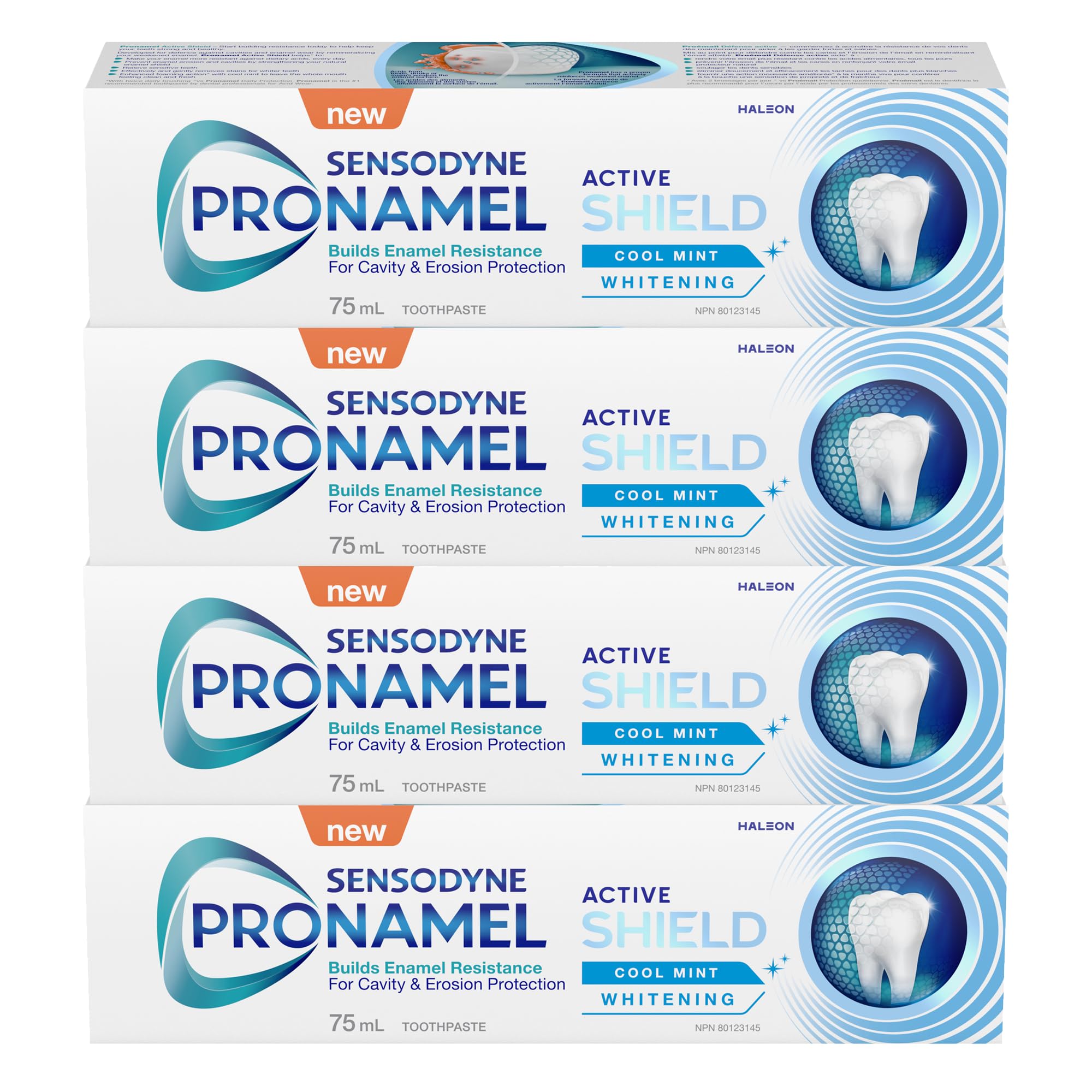 Sensodyne, Pronamel Active Shield Whitening Enamel Toothpaste, 3.4 ...