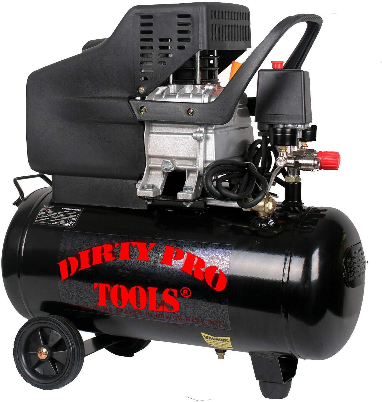 24 Litre Oil Less Air Compressor : Amazon.co.uk: DIY & Tools