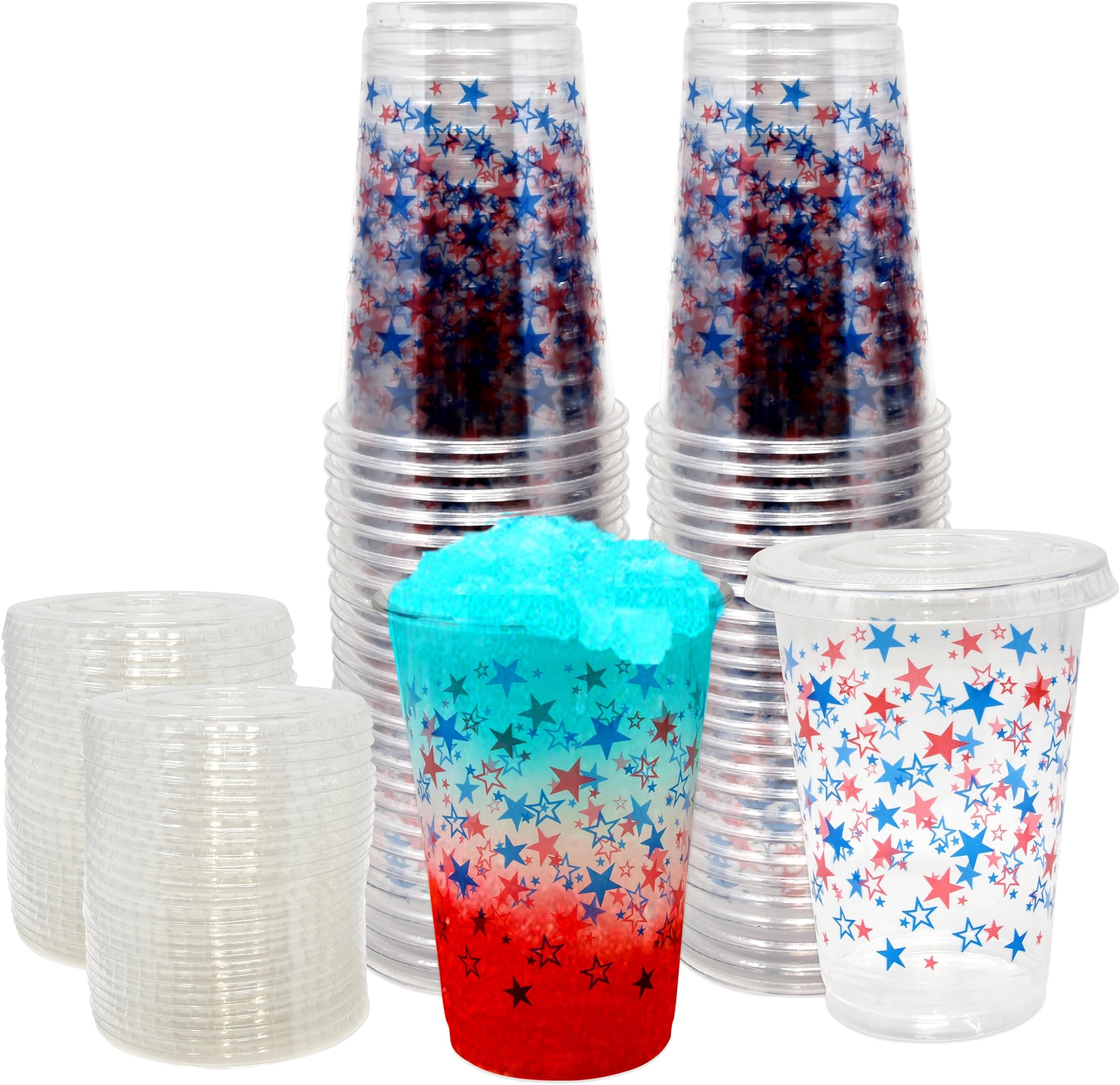 Amazon.com: mishunyus 24 Pcs Glow Patriotic Party Decorations, 4th of ...