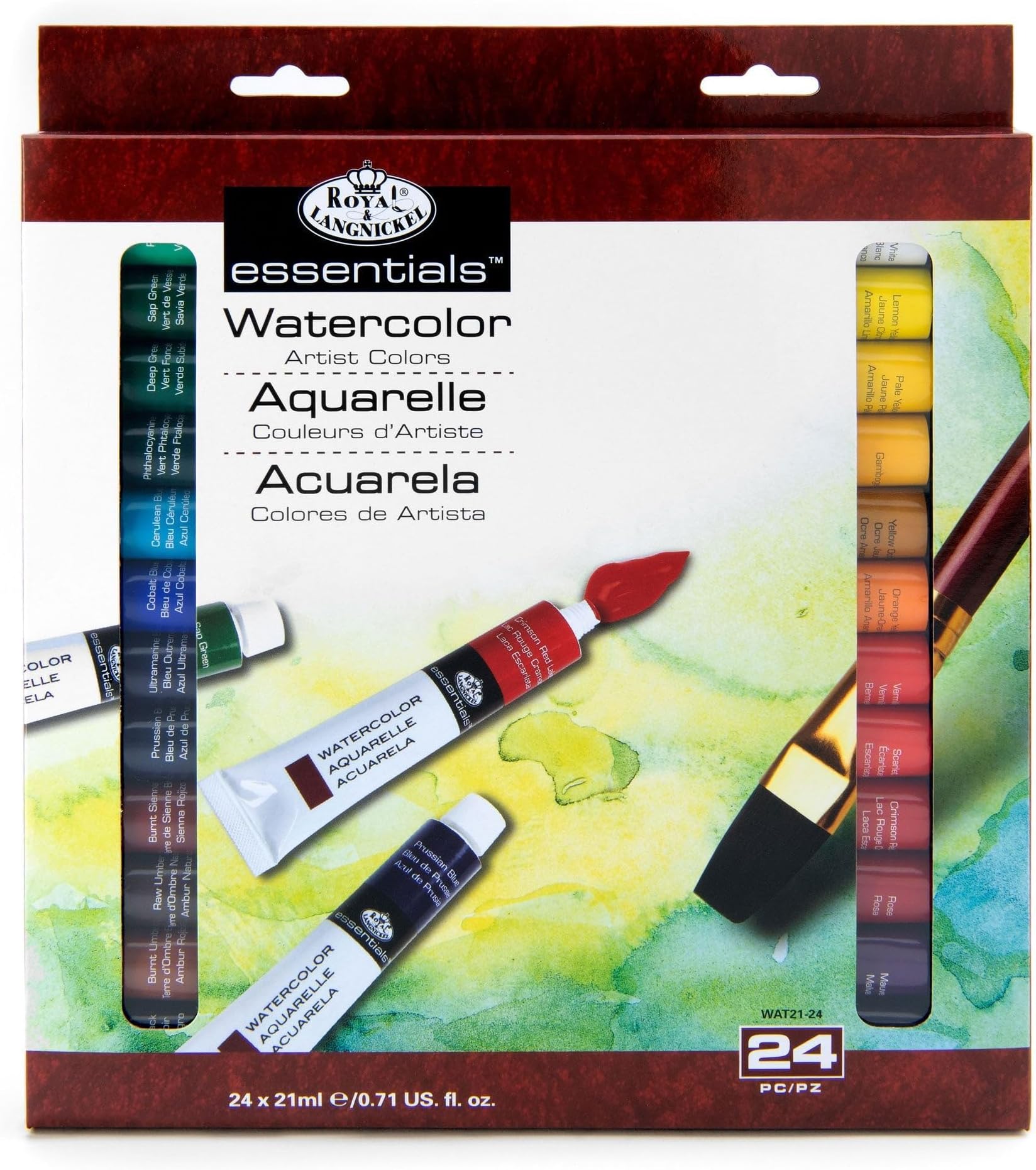 Royal & Langnickel 21ml Water Painting Colour (Pack of 24) : Amazon.co ...