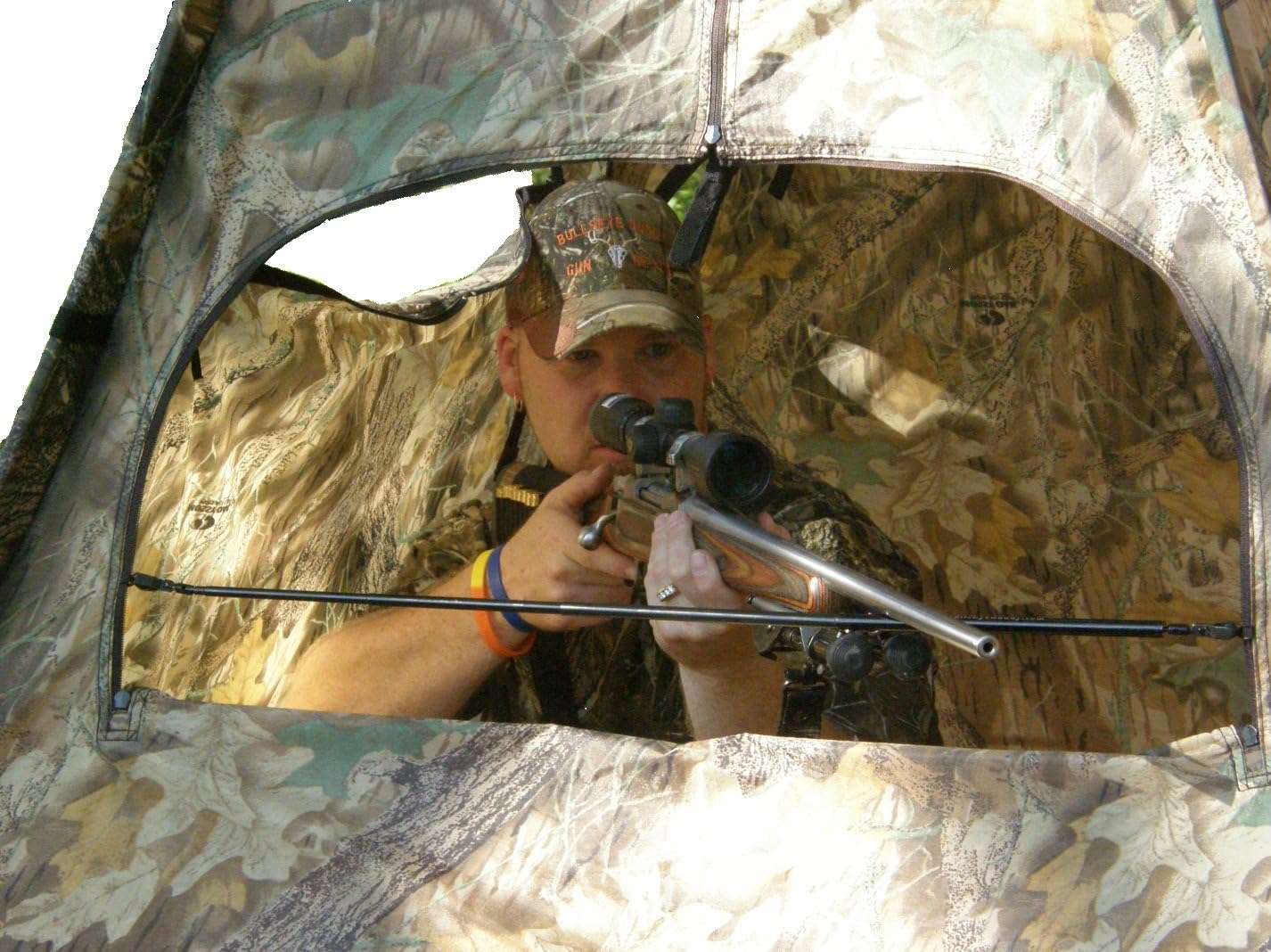 Amazon.com : Bullseye Buddy - Window Gun Rest for POP-UP Blinds. 2 per ...