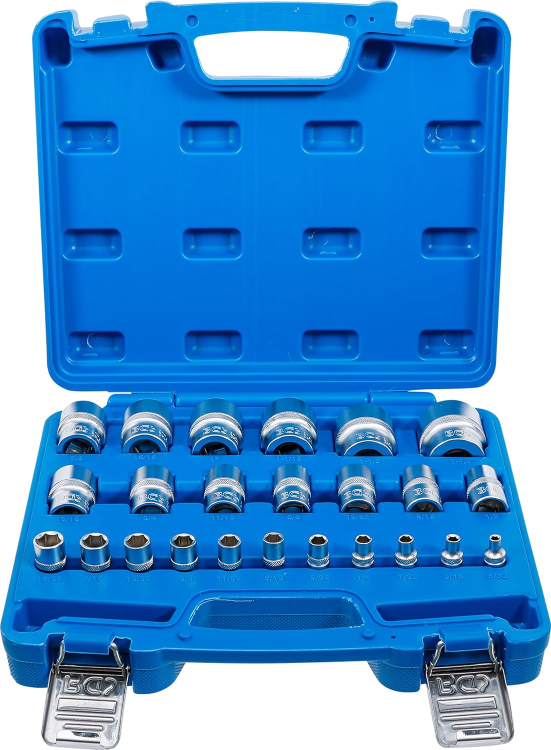 BGS 2246 | Socket Set, Hexagon | 6.3 mm (1/4") / 12.5 mm (1/2") Drive ...