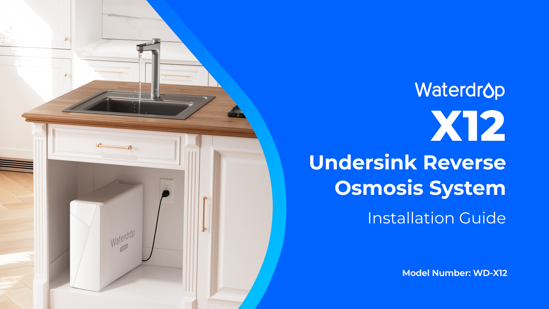 Watch Installation Guide of Waterdrop X12 Tankless RO System. on Amazon ...