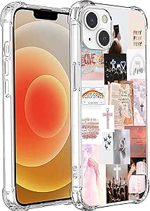 Amazon.com: RYEDORP Christian Aesthetic Case Compatible with iPhone 14 Plus, Jesus Collage Case ...