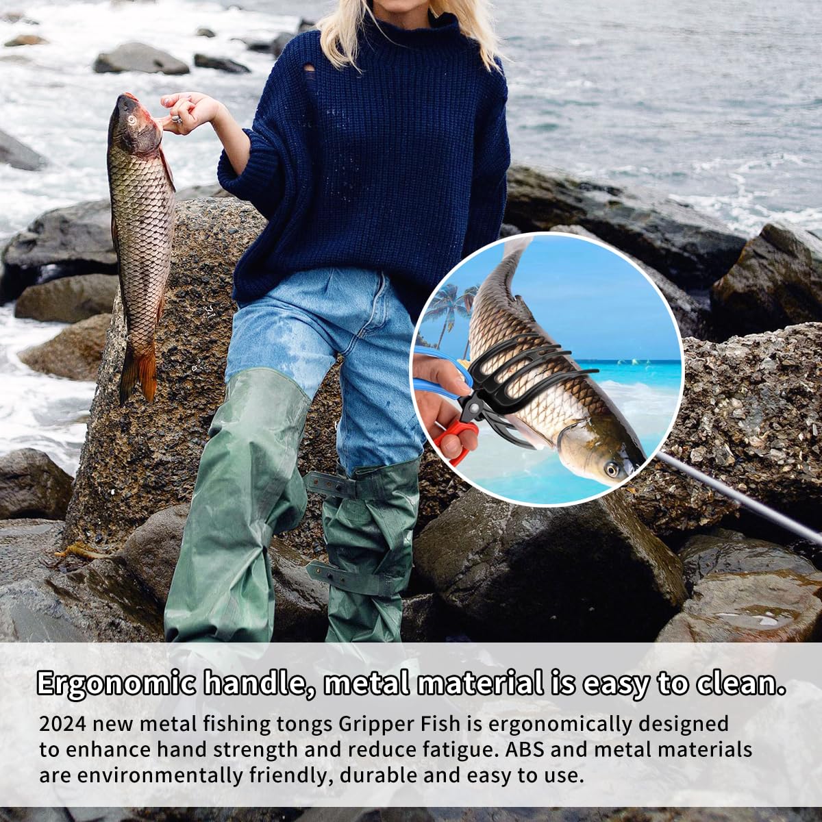 Snapklik.com : BLEAKTEIR Upgrade 3 Claw Fish Gripper - 2024 New Metal ...