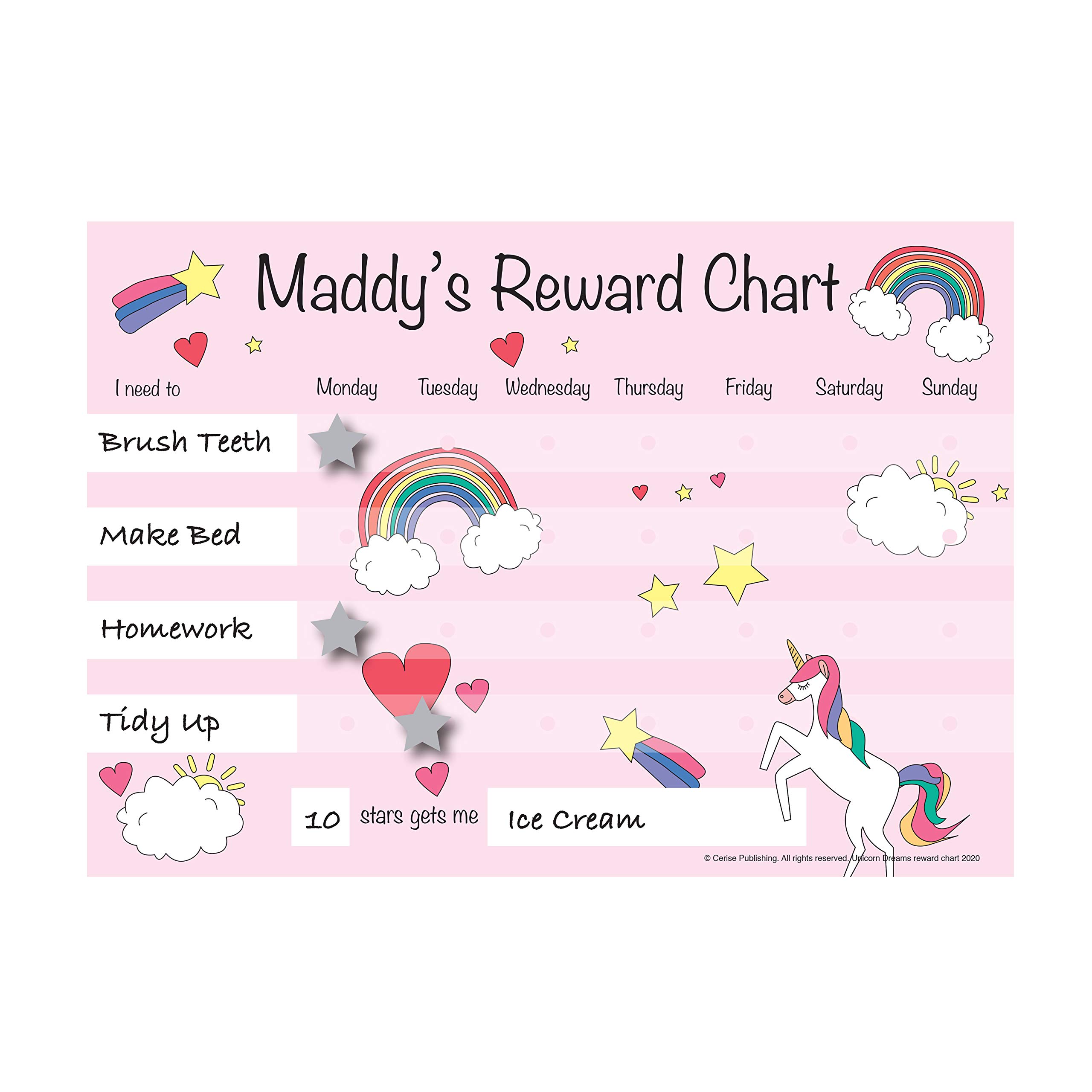 Printable Reward Chart Behavior Chart Girl Sticker Chart, 44% OFF