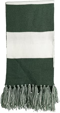 Amazon.com: SPORT-TEK Spectator Scarf STA02 - Forest Green/White STA02 ...