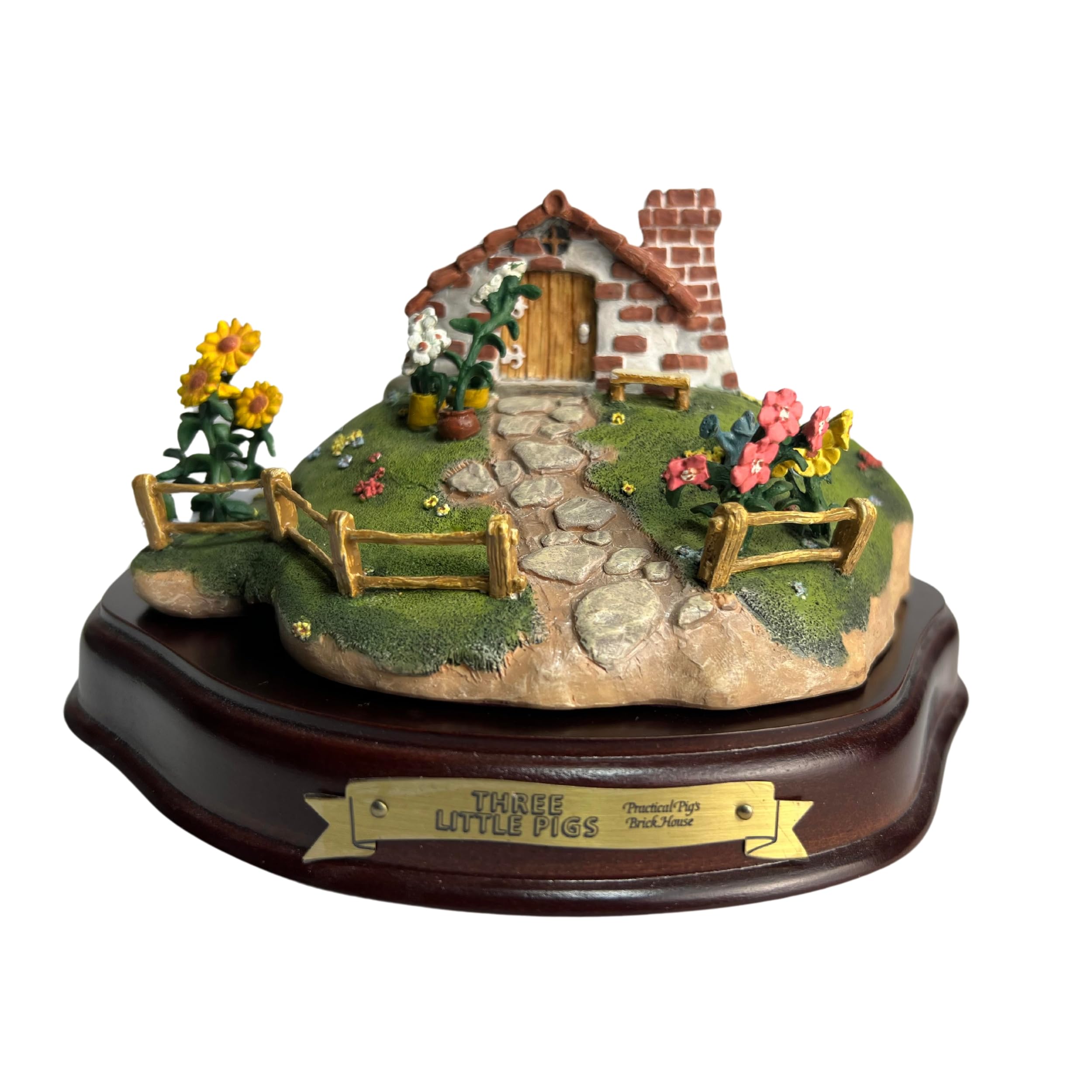 Three Little Pigs Brick House Disney Vintage Walt Disney Prod Three