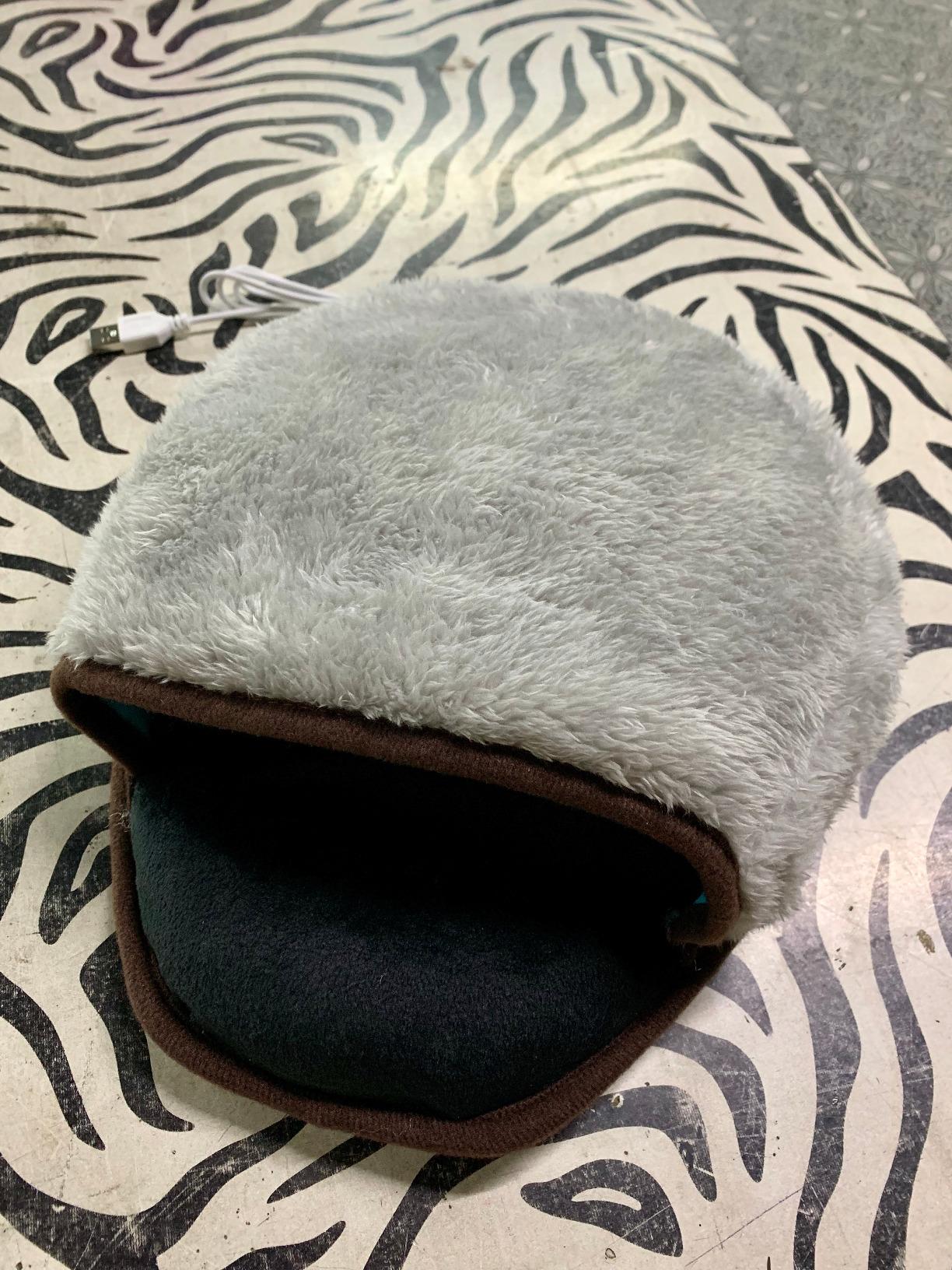 USB Heated Mouse Pad Mouse Hand Warmer with Wristguard Warm Winter ...