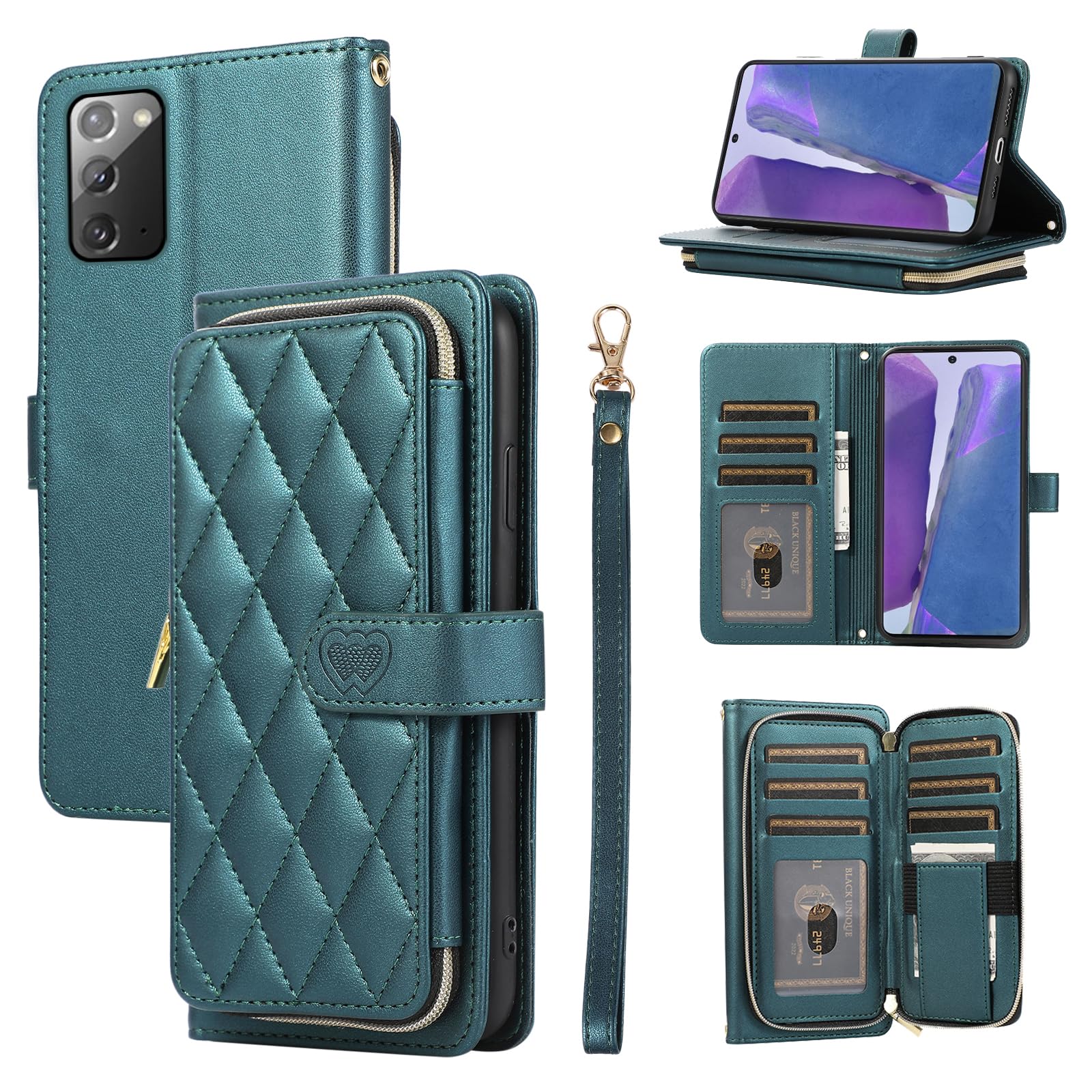 Amazon.com: Furiet Wallet Case for Samsung Galaxy Note 20 5G with ...