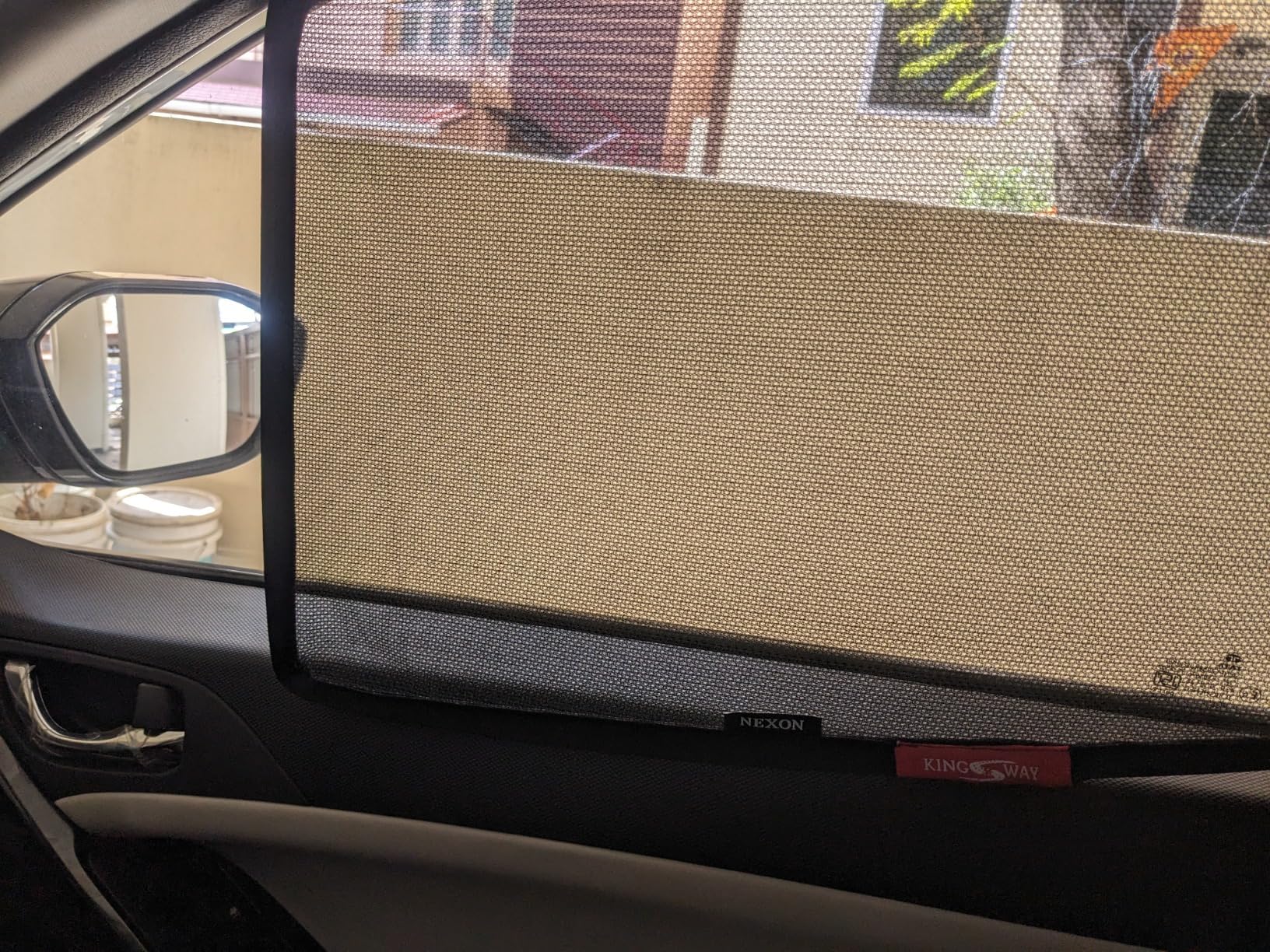 KINGSWAY® Baleno Car Sun Shade Half Cut Magnetic Curtains for 2015 to ...