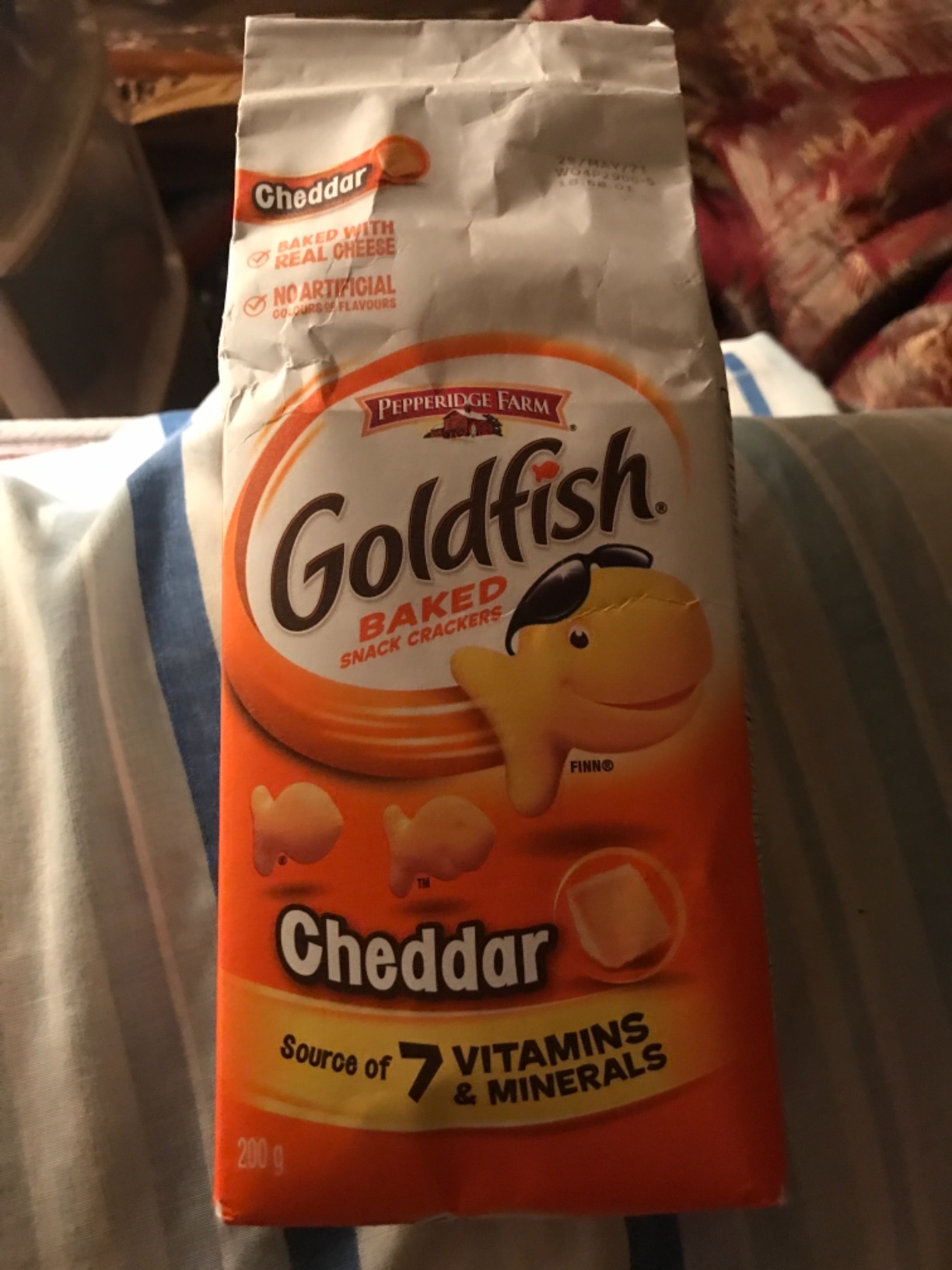 PEPPERIDGE FARM Goldfish Cheddar Crackers, 200 Grams : Amazon.ca ...