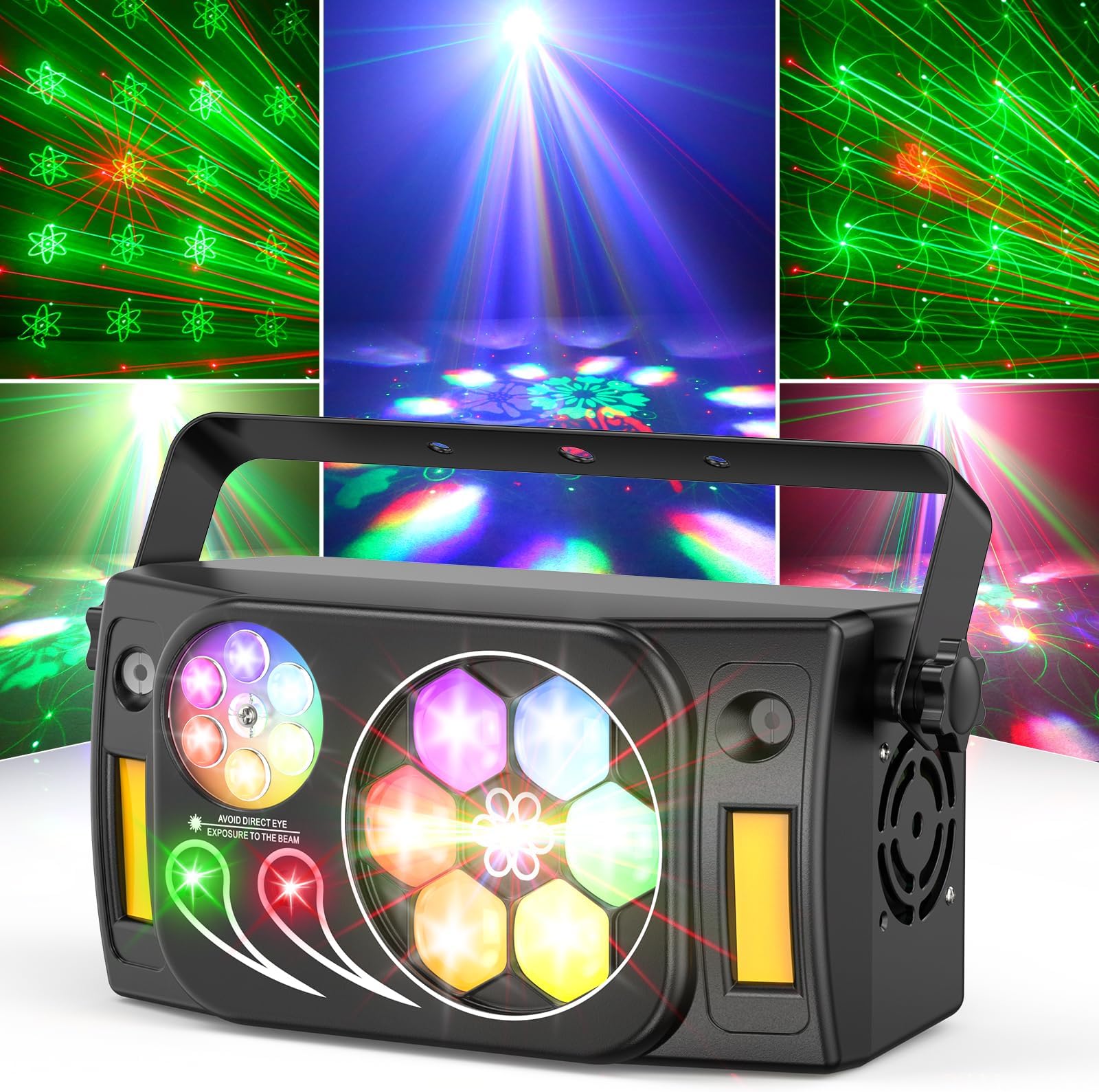 KisMee Disco Stage Lazer Lights DJ Laser Lights for Parties Sound ...