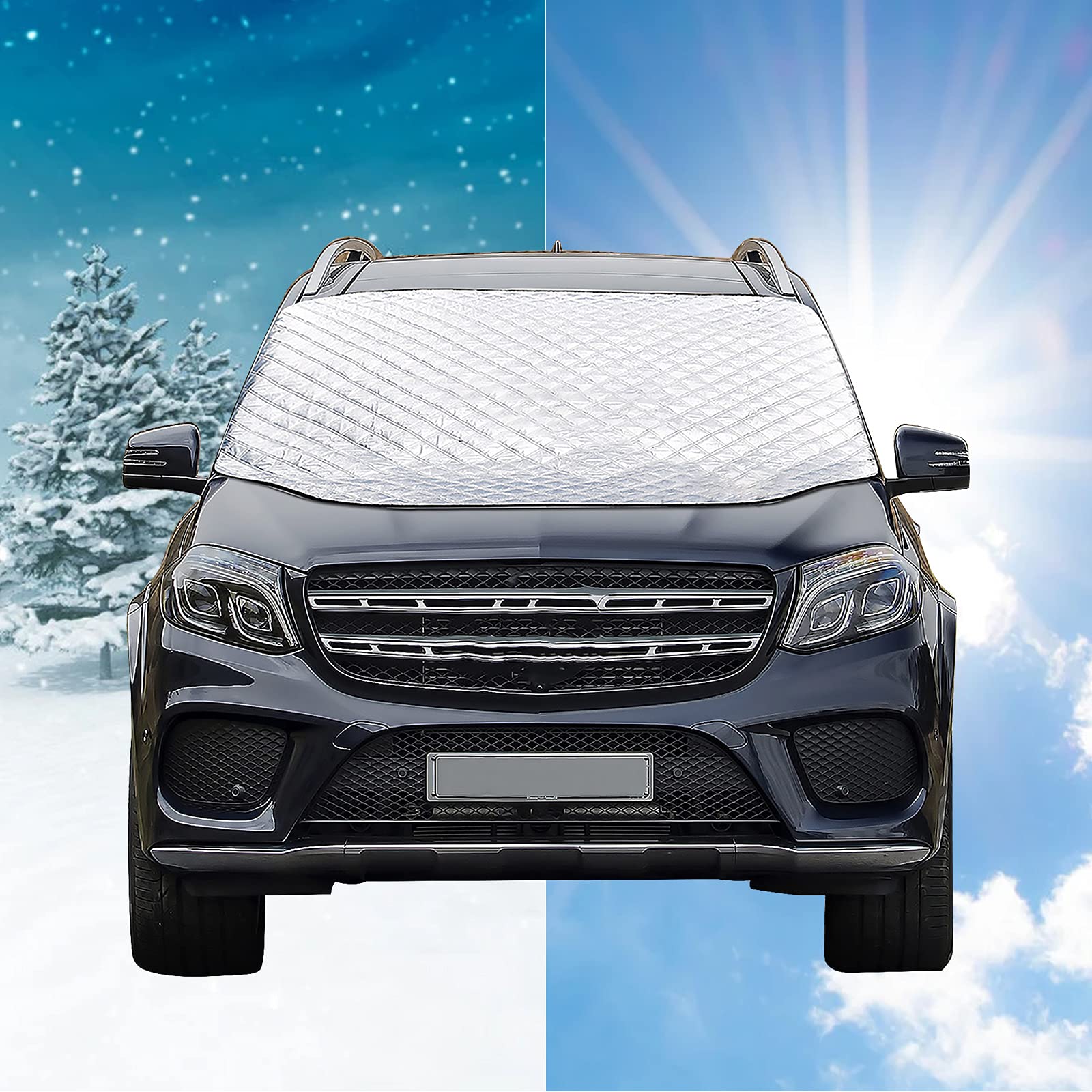 Car Windscreen Cover,Front Windshield Cover for Cars,Foldable Car ...