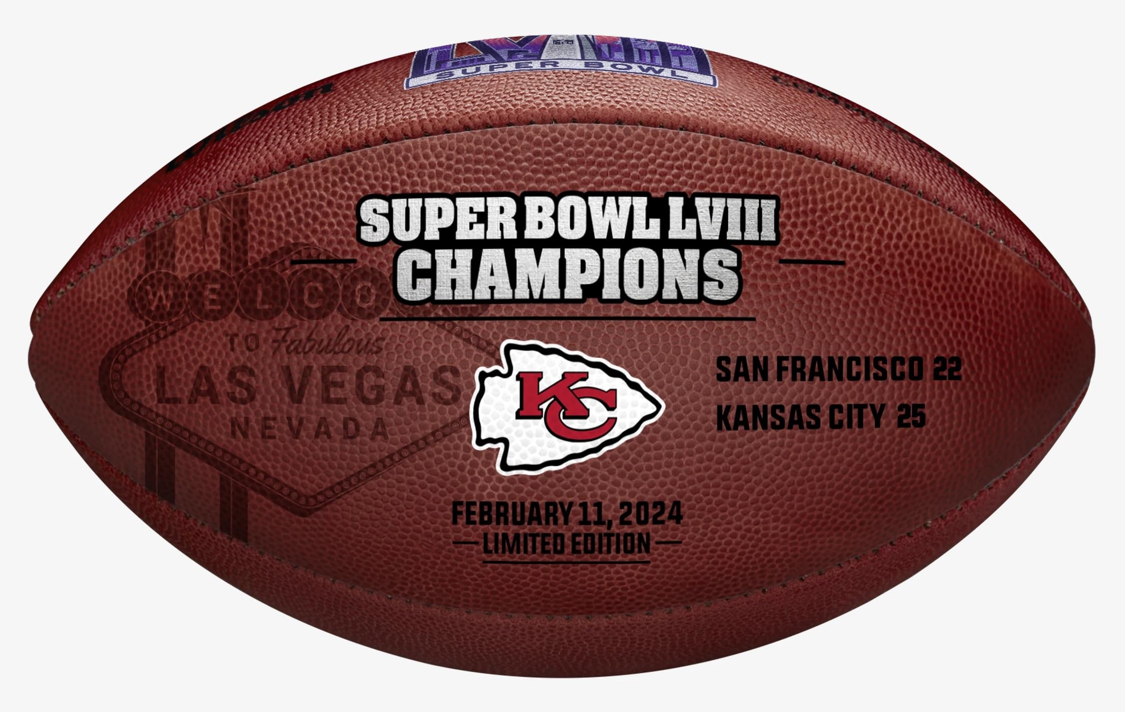 Super Bowl Lviii Commemorative Football