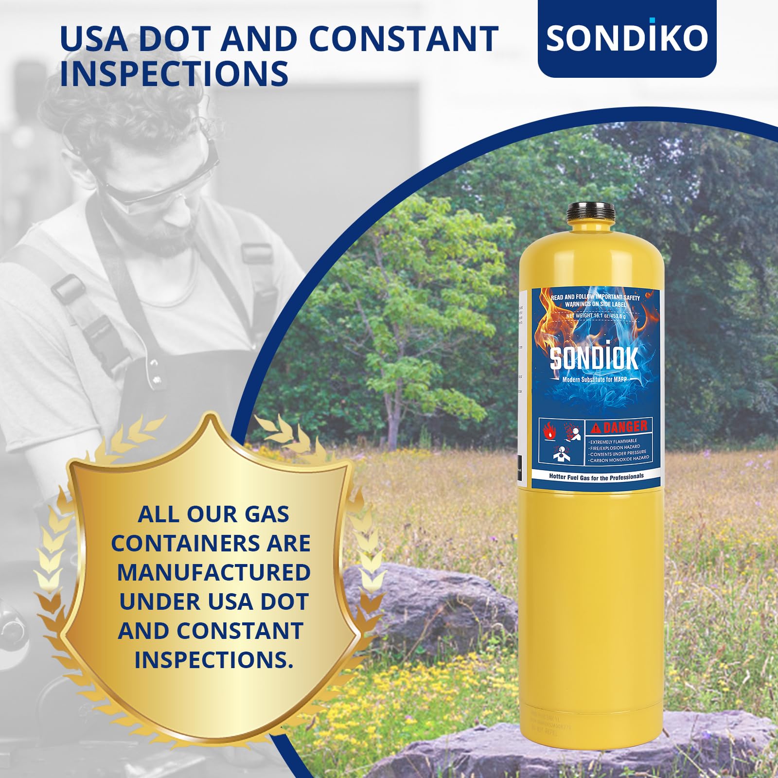 Snapklik.com : Pre-Filled Gas Torch Style Cylinder, Standard Propane ...