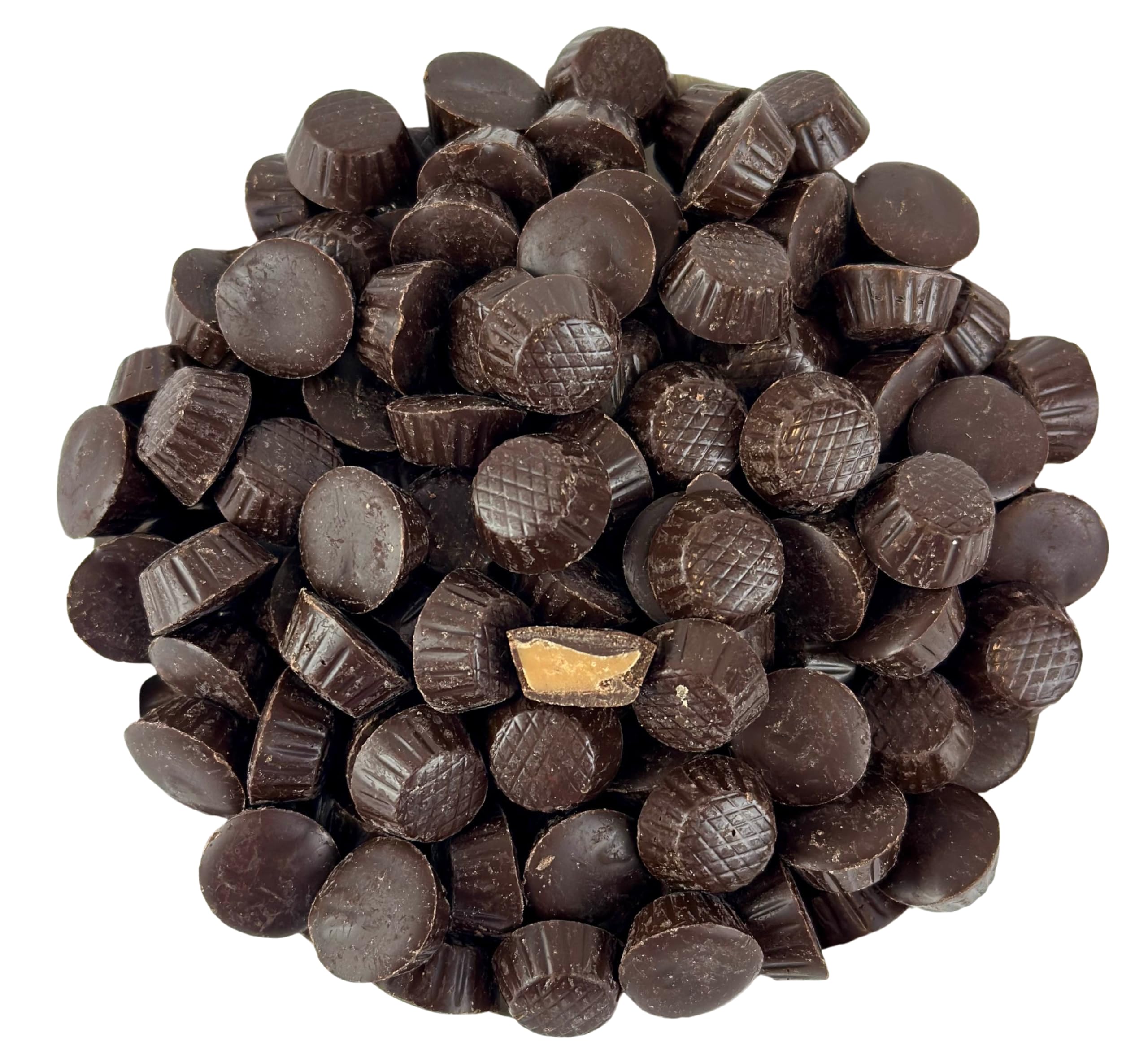 Amazon.com: Mini Dark Chocolate Peanut Butter Cups, 1 Pound