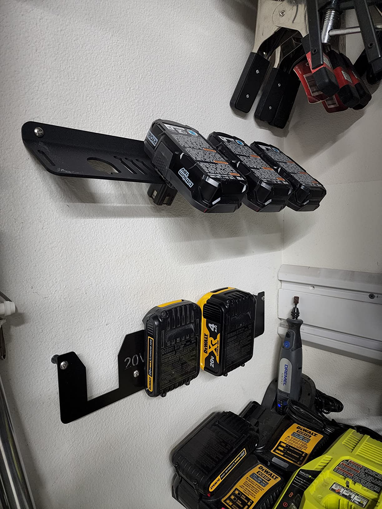 Amazon.com: Battery Holder for Ryobi, Battery Storage for Ryobi ...