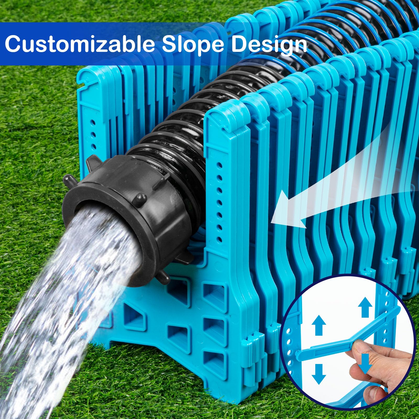 Snapklik.com : PAULINN RV Sewer Hose Support 10FT, Height Adjustable ...