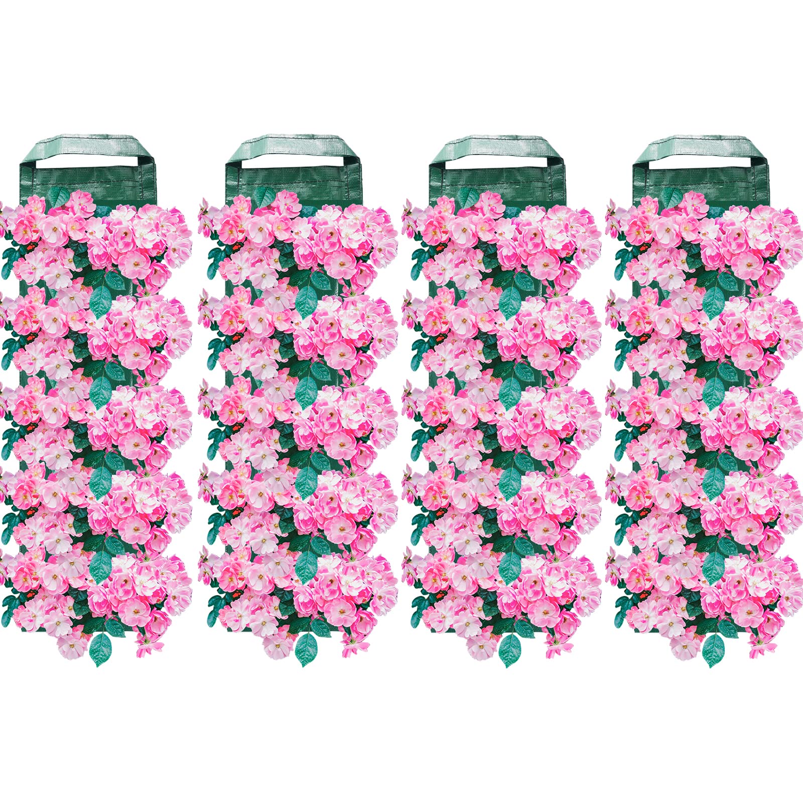 Amazon.com: Betereap Hanging Flower Pouch with 10 Slits, 4 Packs Green ...