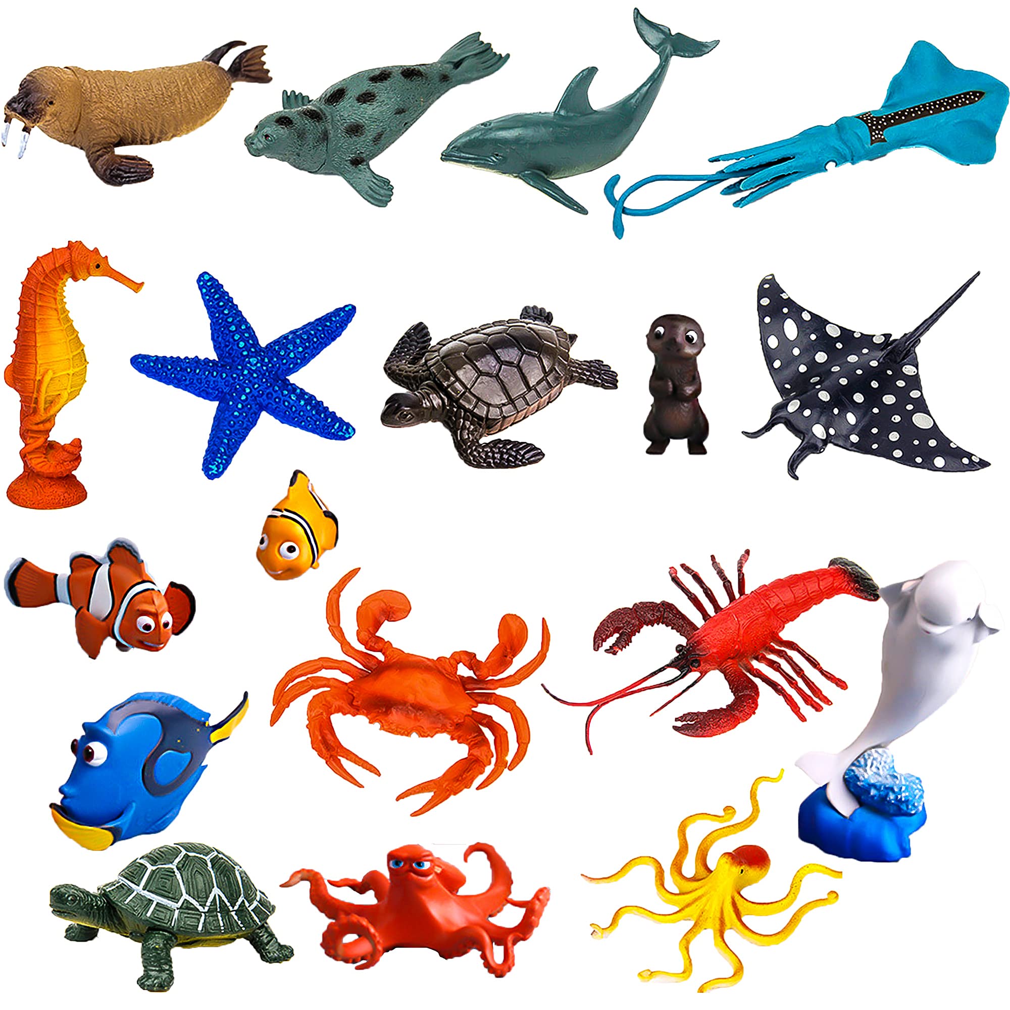 Buy SGBETTER 18 Pieces Sea Ocean Animals Toys Realistic Sea Creatures buy-sgbetter-18-pieces-sea-ocean-animals-toys-realistic-sea-creatures