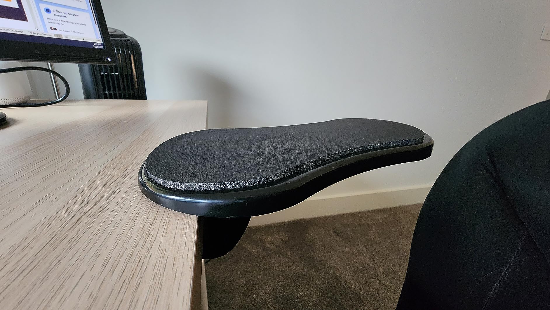 Computer Arm Rest, Adjustable Ergonomic Support for Desk With Rotating ...
