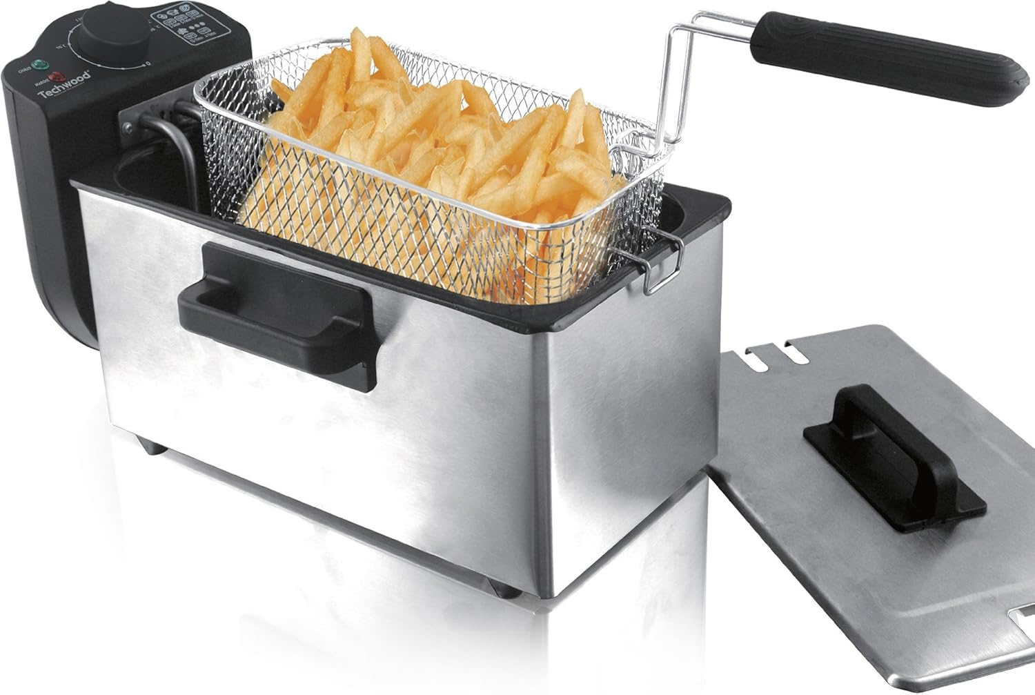 Techwood Friteuse Inox 2000 W 3 L : Amazon.fr: Cuisine et Maison