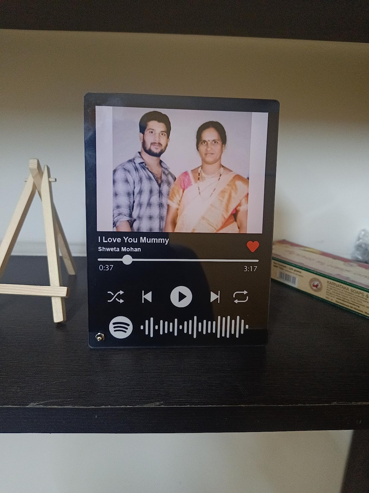 Savri Personalized Acrylic Spotify Photo Frame With your Favourite ...