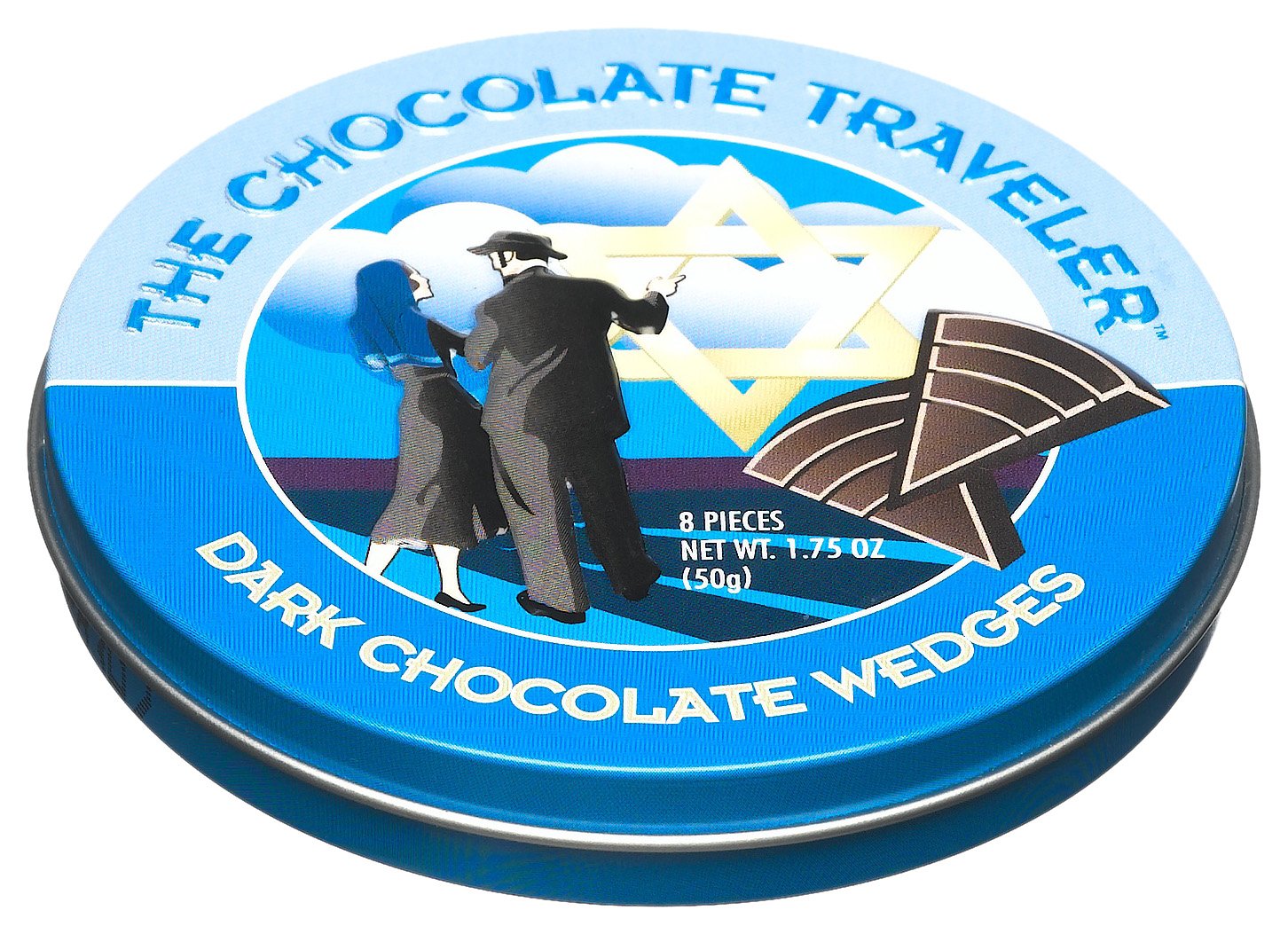 Amazon.com: The Chocolate Traveler Dark Chocolate Wedges, 1.75-Ounce ...