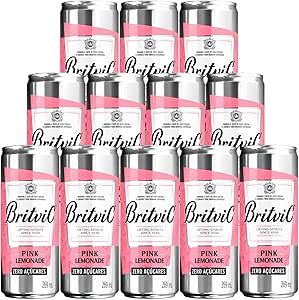 Refrigerante de Limão Britvic Pink Lemonade Zero 269ml 12un : Amazon ...