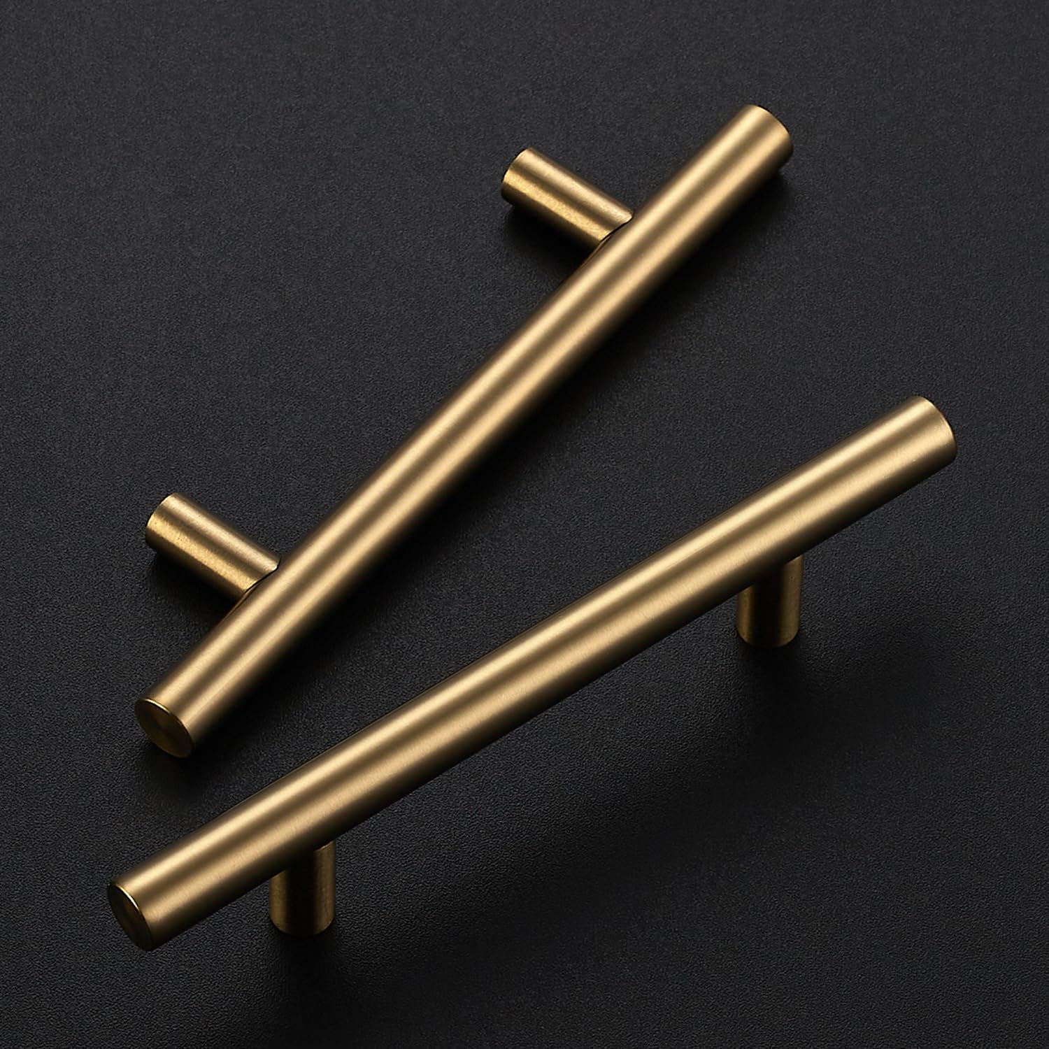 Snapklik.com : Ravinte 5 Pack Kitchen Cabinet Handles Champagne Bronze ...