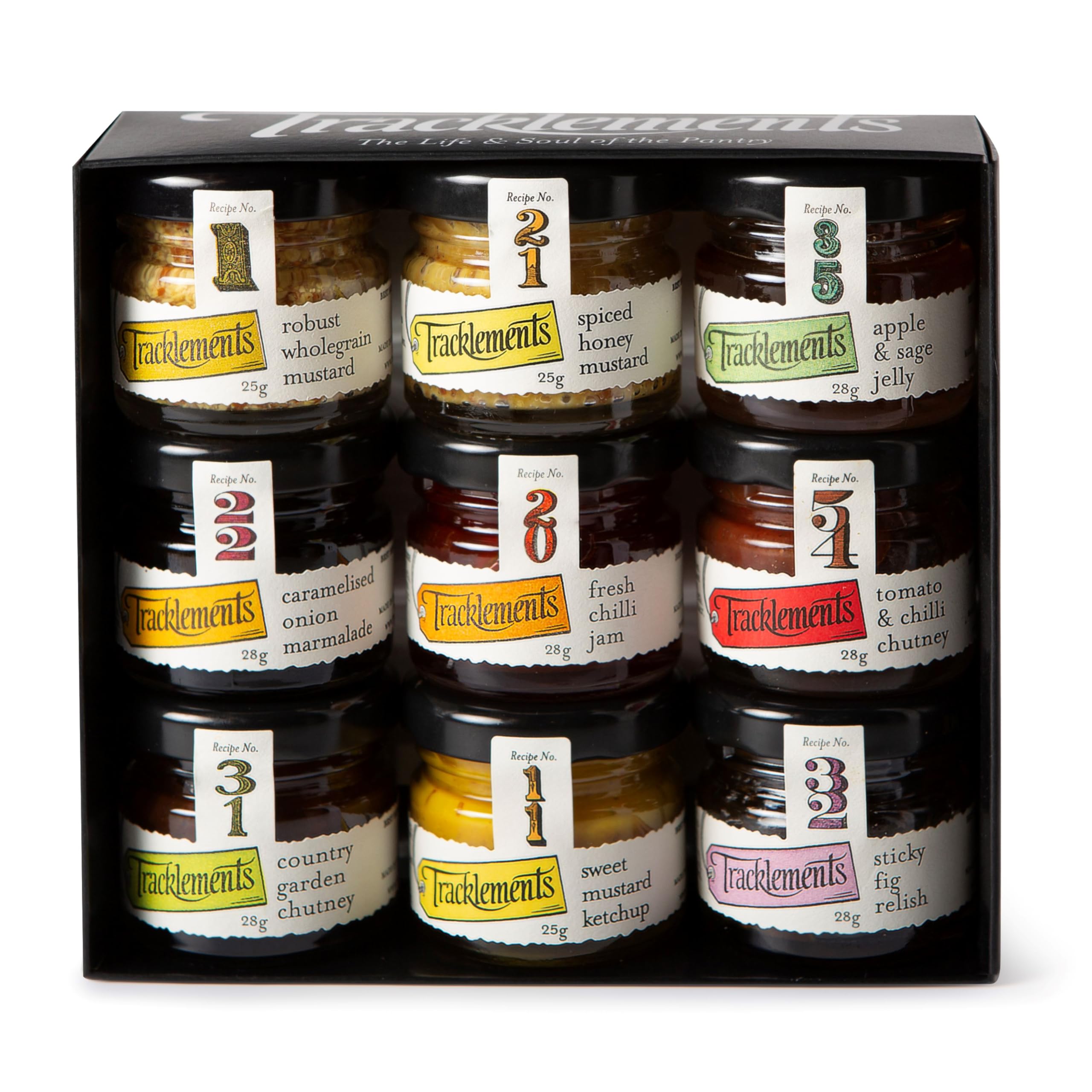 Tracklements | 9 Mini Jar Gift Pack, 9 x 25g : Amazon.co.uk: Grocery