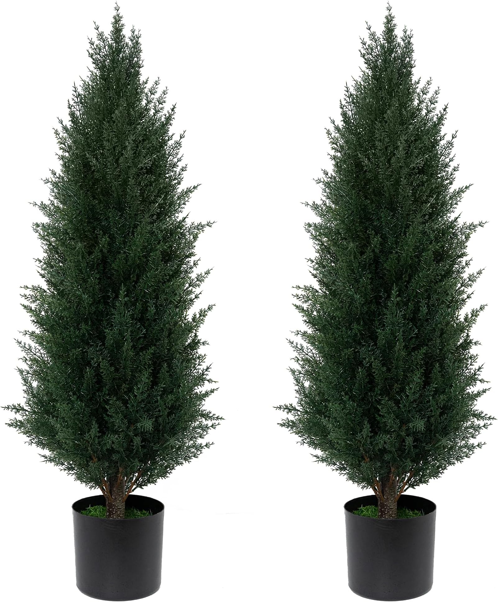 Amazon.com - EasyFlora Artificial Topiary Tree - 2 Pack 37Inch ...