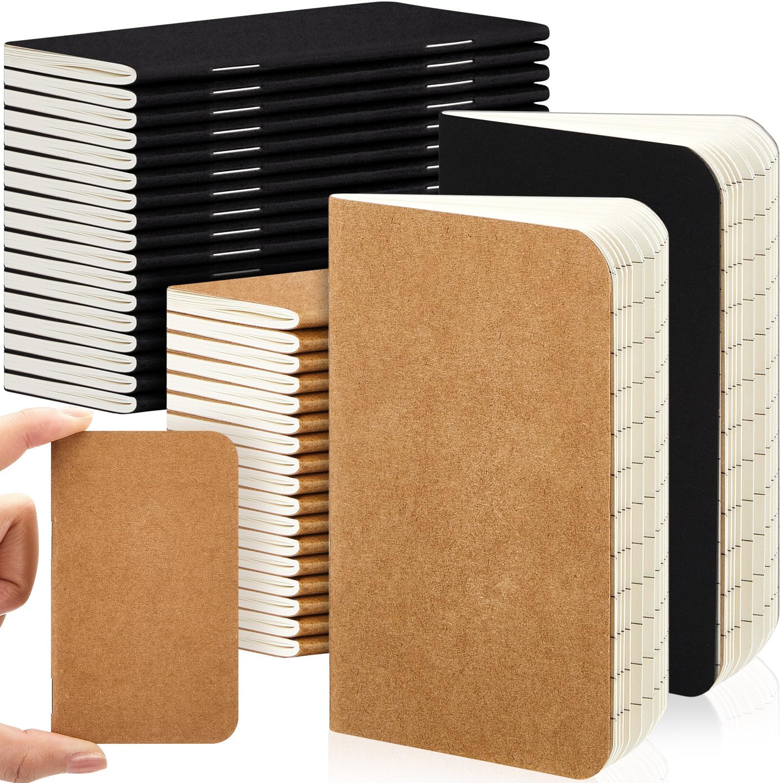 Amazon.com : Jekkis 24 Pack Mini Notebooks Bulk, Pocket Notebook ...