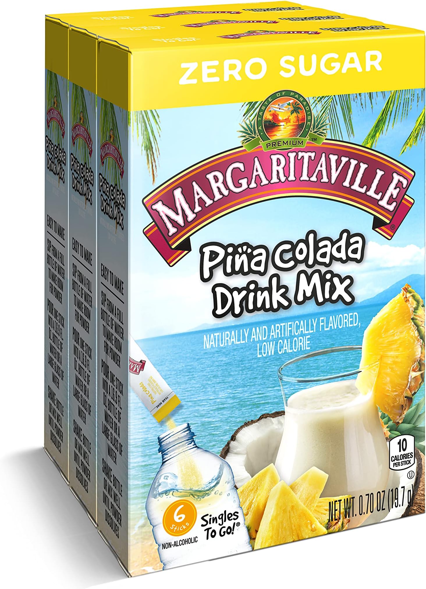 Amazon.com : Margaritaville Singles to Go Water Drink Mix, Variety Pack ...