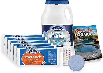 Amazon.com : LeisureQuip BioGuard Pool Startup Chemical Kit: SilkGuard ...