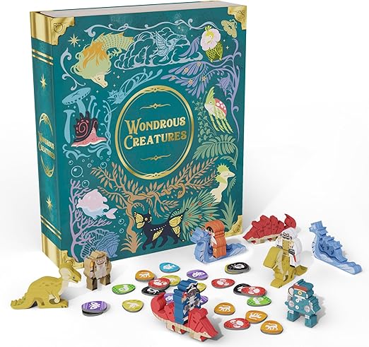 Amazon.com: Wondrous Creatures Board Game – Worker-Placement & Tableau ...