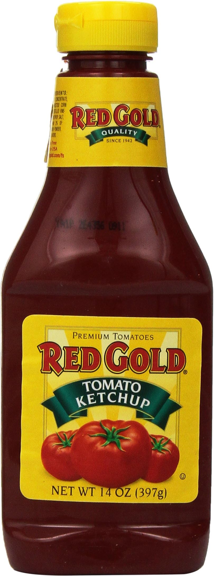 Amazon.com : Red Gold Ketchup, (Regular) Squeeze Bottle, 20oz Bottles ...