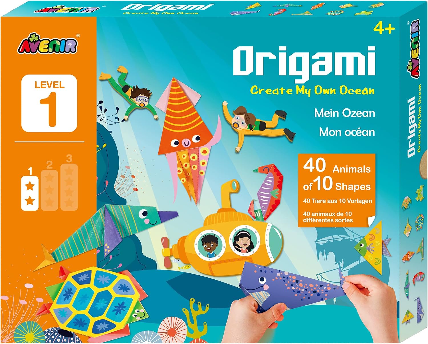 Avenir | Origami Set | Create My Own Ocean | Paper Folding for Kids 4 ...