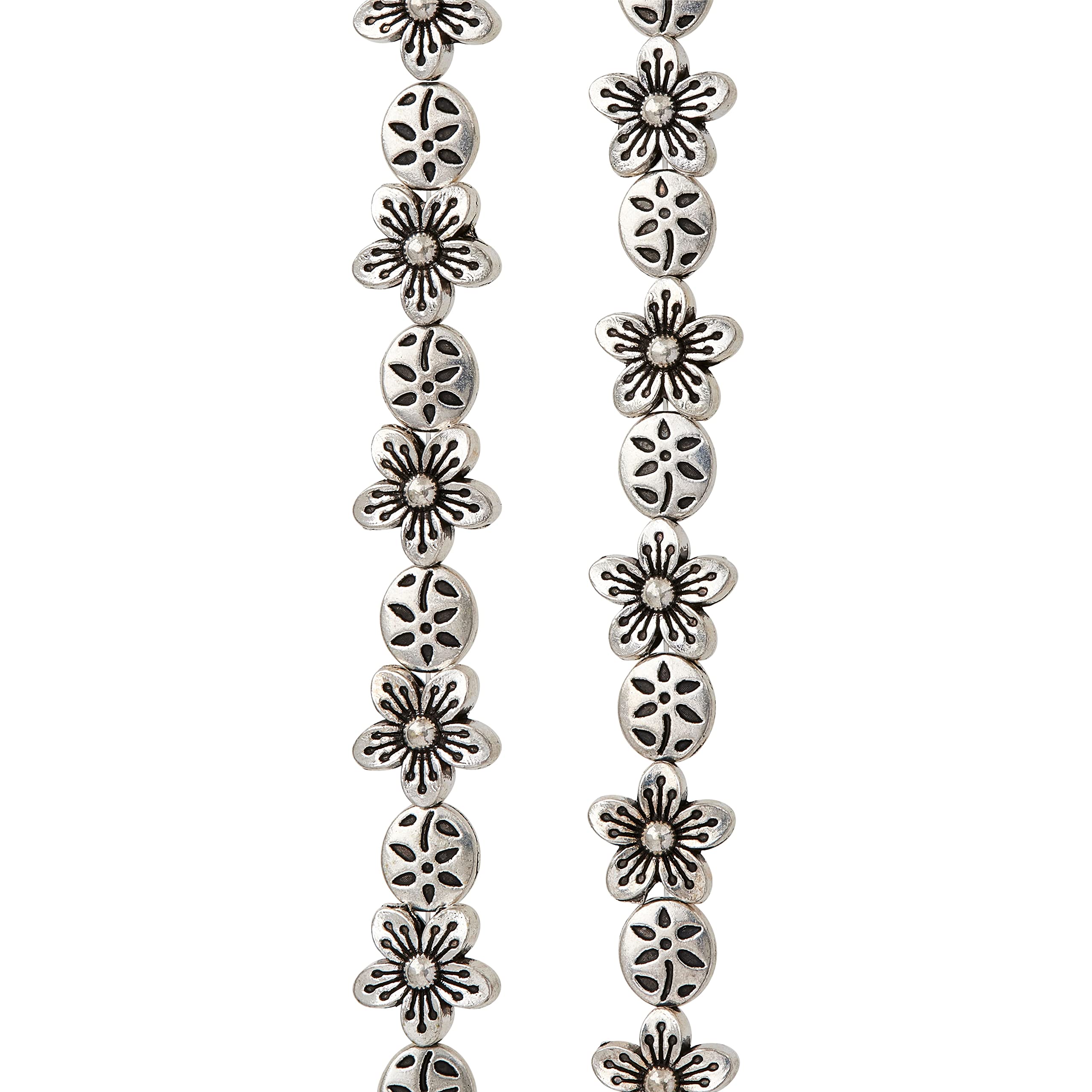 Amazon.com: Silver Flower Beads by Bead Landing™ : Arts, Crafts & Sewing