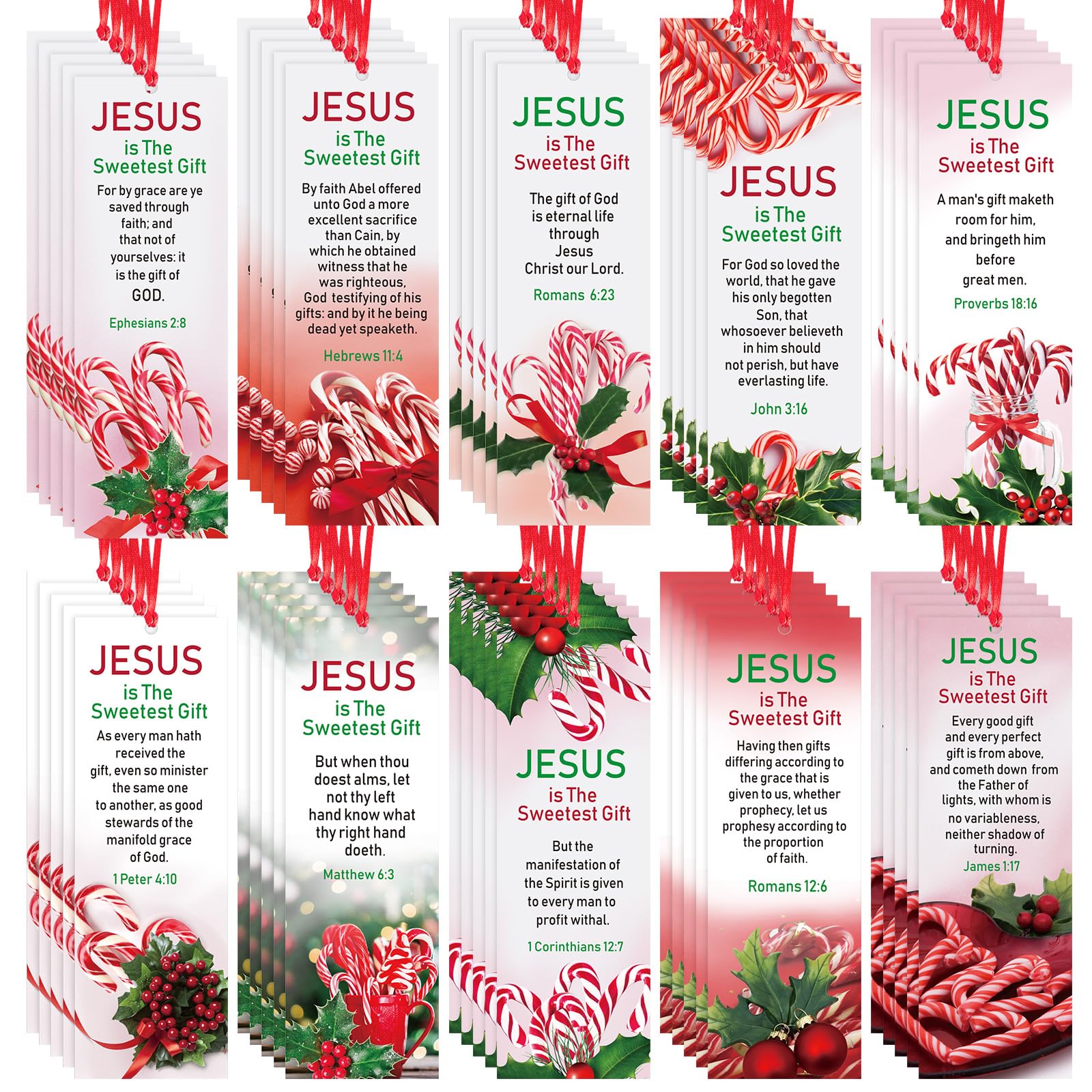 Snapklik.com : Cholemy 200 Pcs Jesus Is The Sweetest Gift Christmas ...