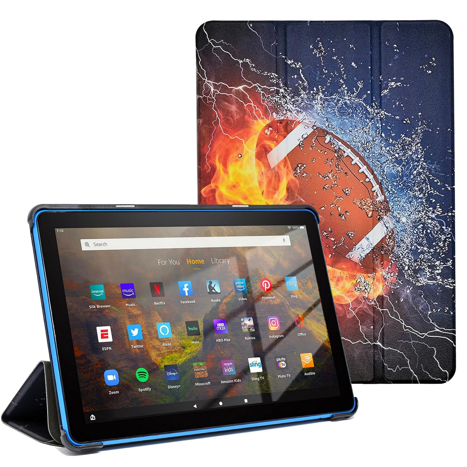 Amazon.com: Case for Amazon Fire HD 10 Tablet 7th / 9th Generation ...