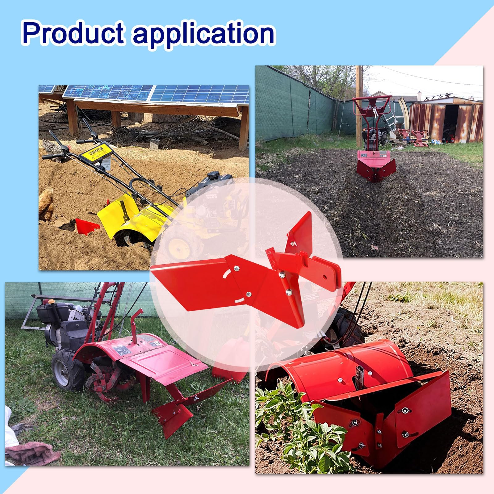 Edge Trimmer Hiller-Furrower Kit For Rear Tine Rototillers For ...