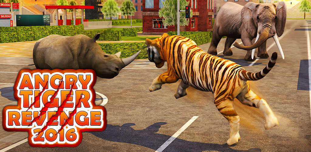 Angry Tiger Furious Look