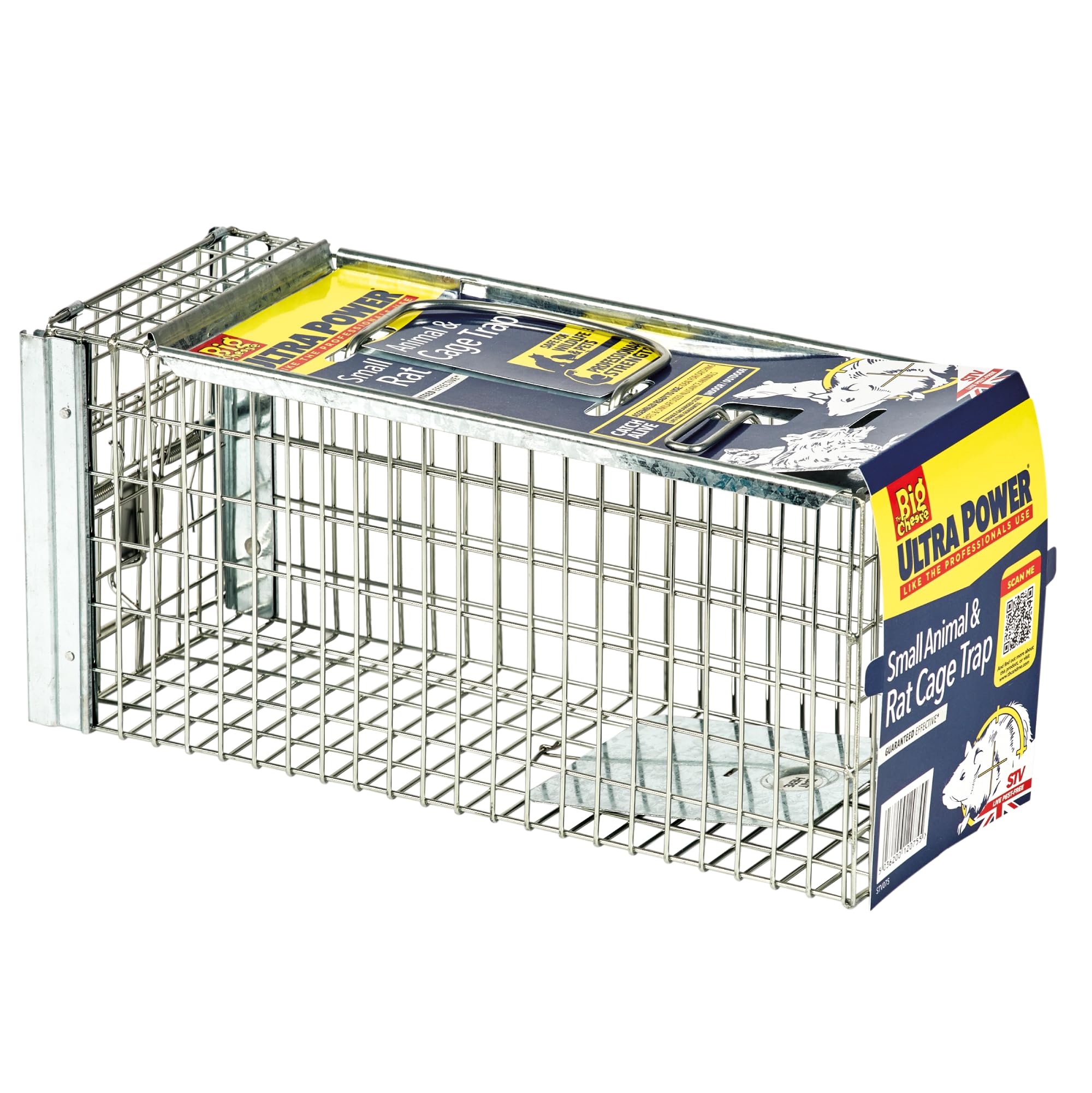 The Big Cheese Ultra Power Rat Trap Cage - Humane Rat Catcher for Rats ...