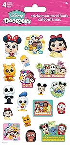 Amazon.com: Disney - Doorables Standard Stickers - 4 Sheet : Health ...