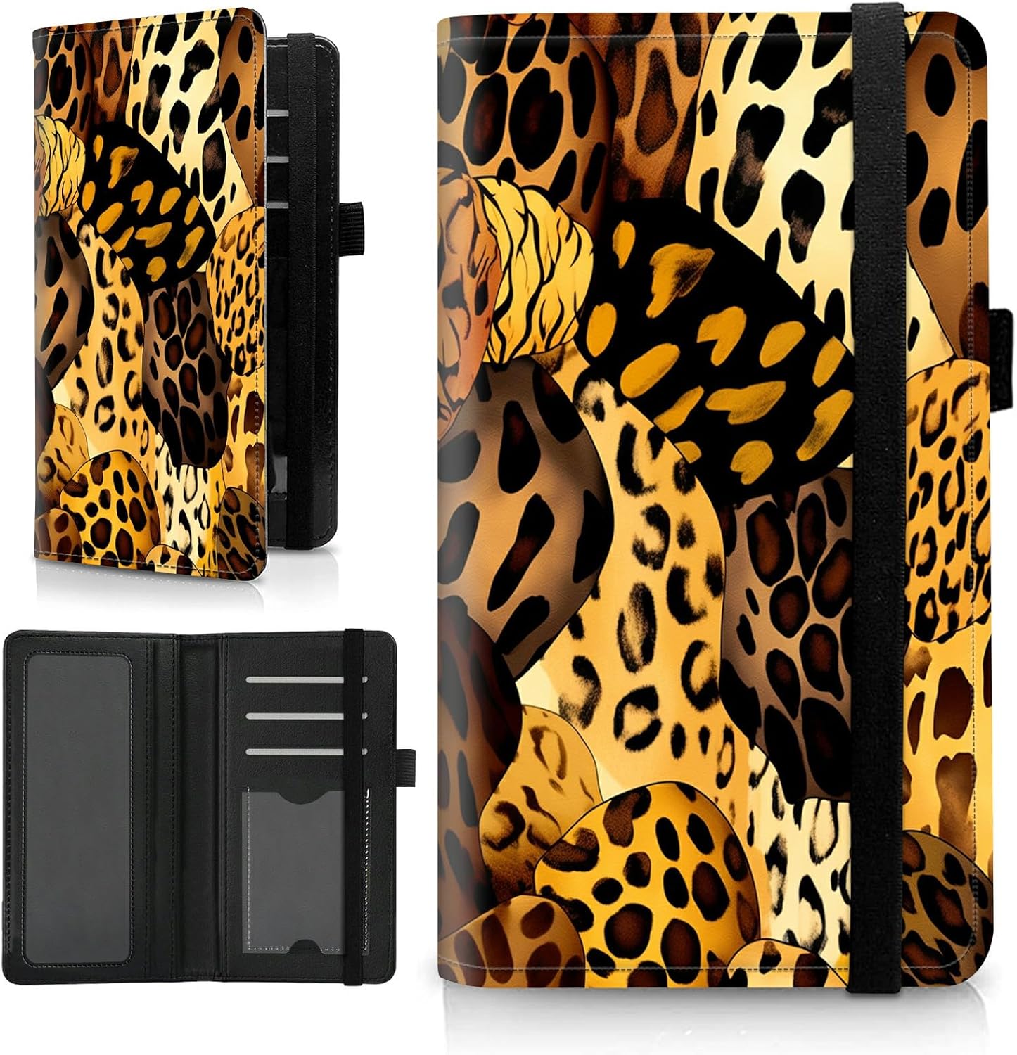 Amazon.com: HEAKIERG Leather Check Book Cover for Personal Checkbook ...